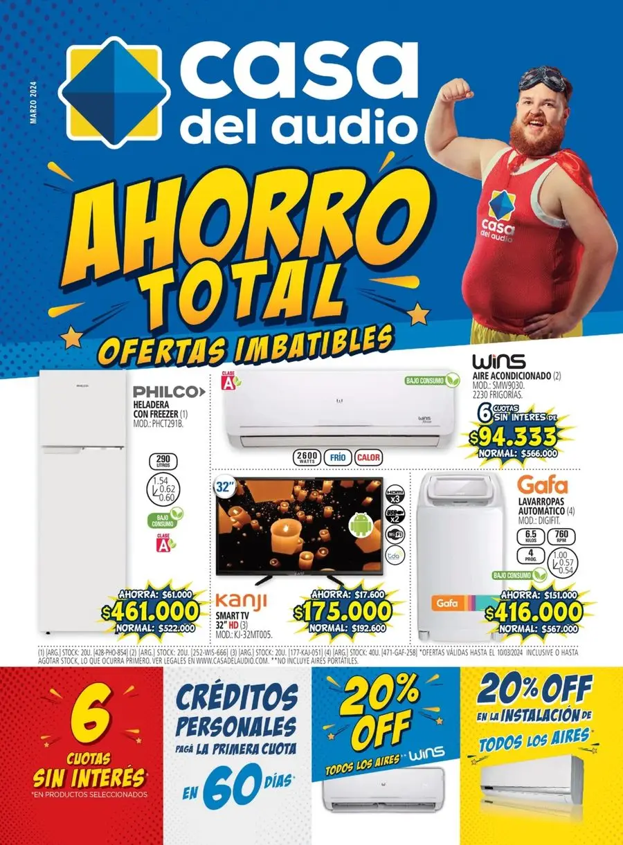 Casa del Audio: Catálogo Casa del Audio 01.03.2024/10.03.2024 | Catalogium Argentina