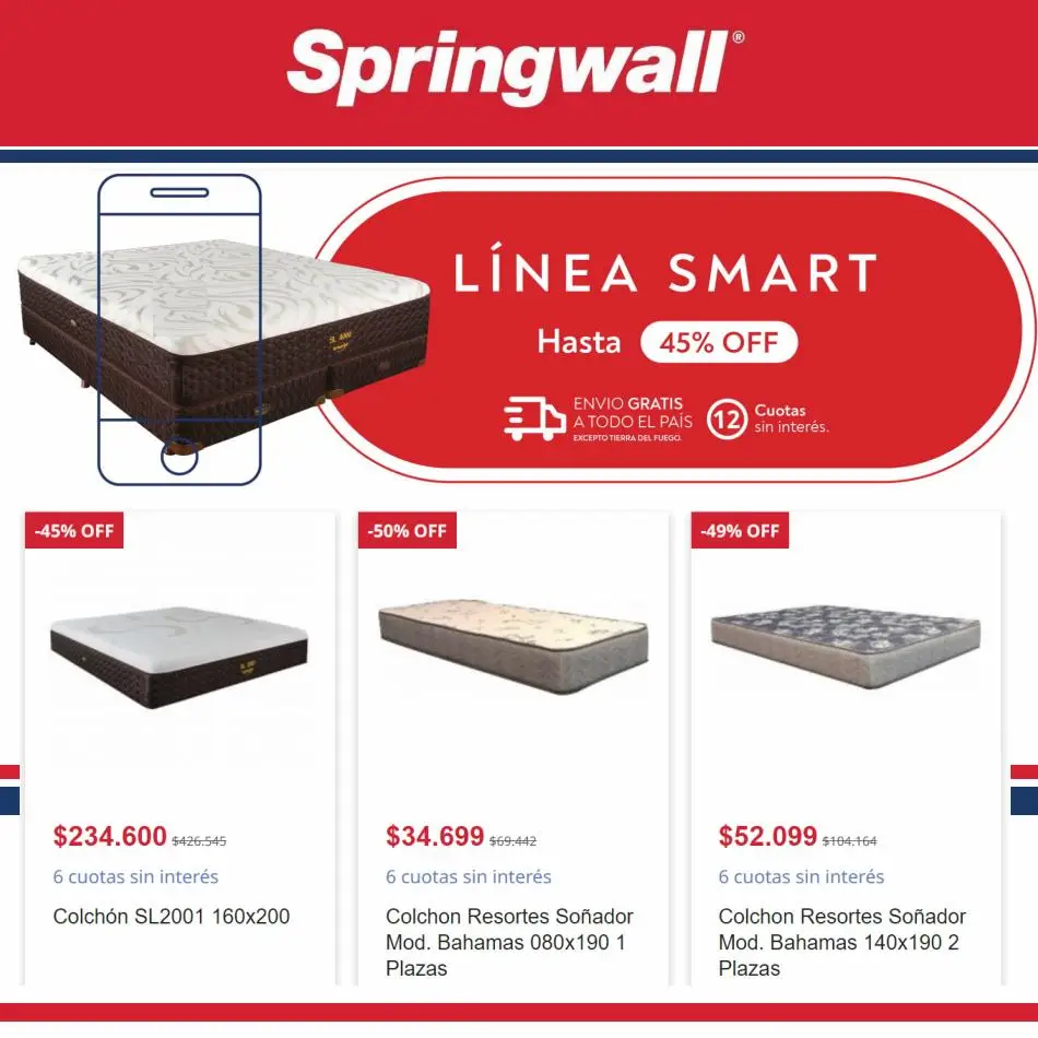 Springwall: Línea smart 15.09.2022/10.10.2022 | Catalogium Argentina
