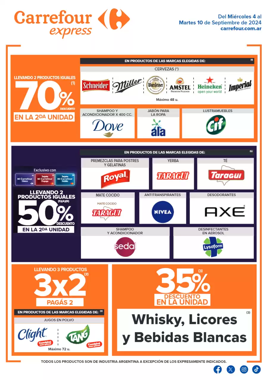 Carrefour Express: Catálogo Ofertas Express 04.09.2024/10.09.2024 | Catalogium Argentina