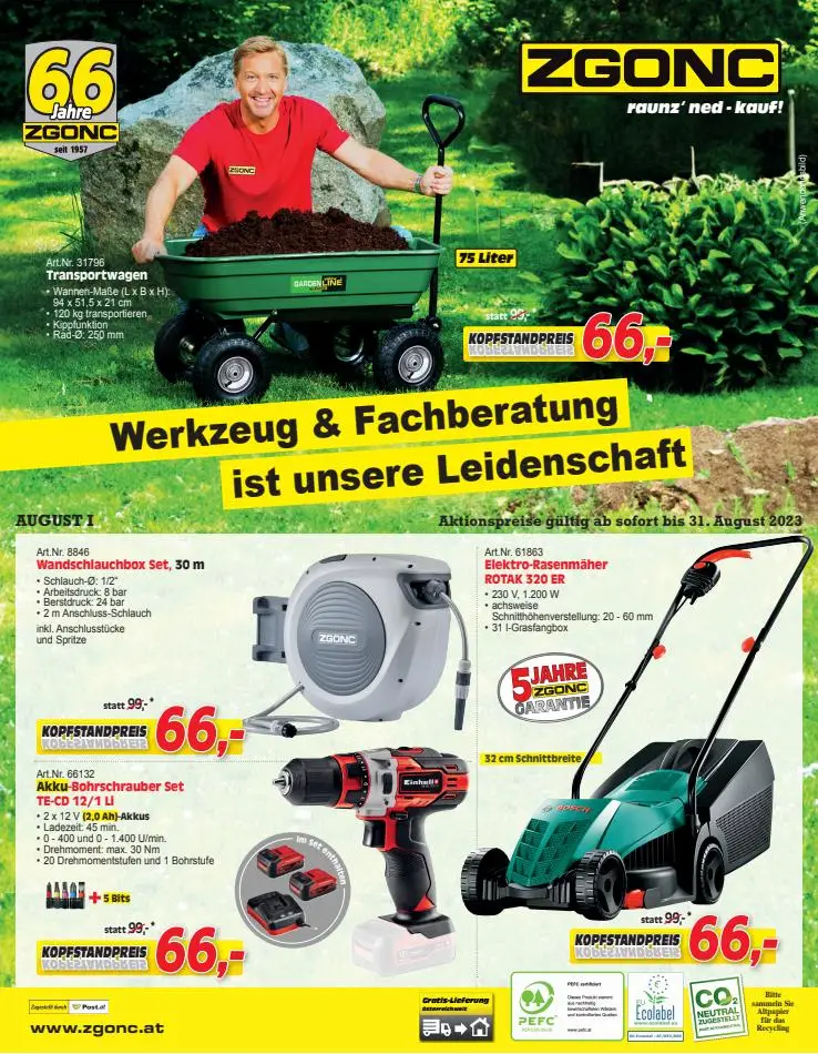 Zgonc Österreich - Produktkatalog, Werbeaktionen und Rabatte ...