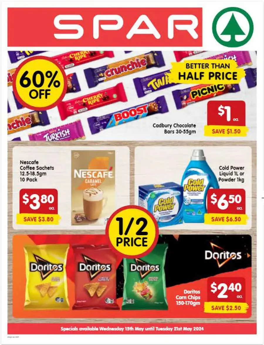 SPAR: Spar 15/05 14.05.2024/20.05.2024 | Catalogium Australia