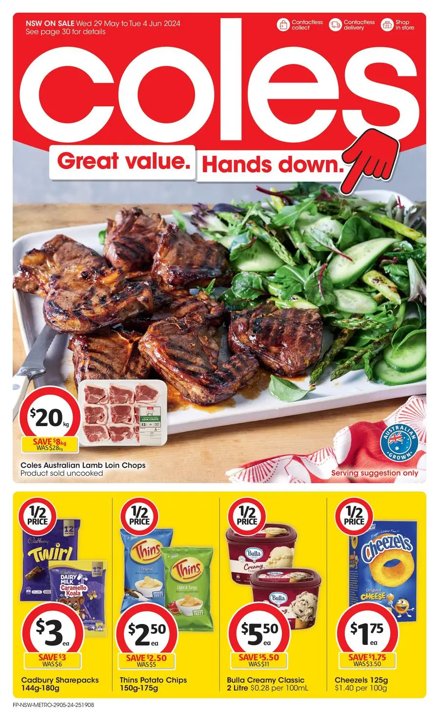 Coles: Great Value. Hands Down. - 29th May 28.05.2024/03.06.2024 ...