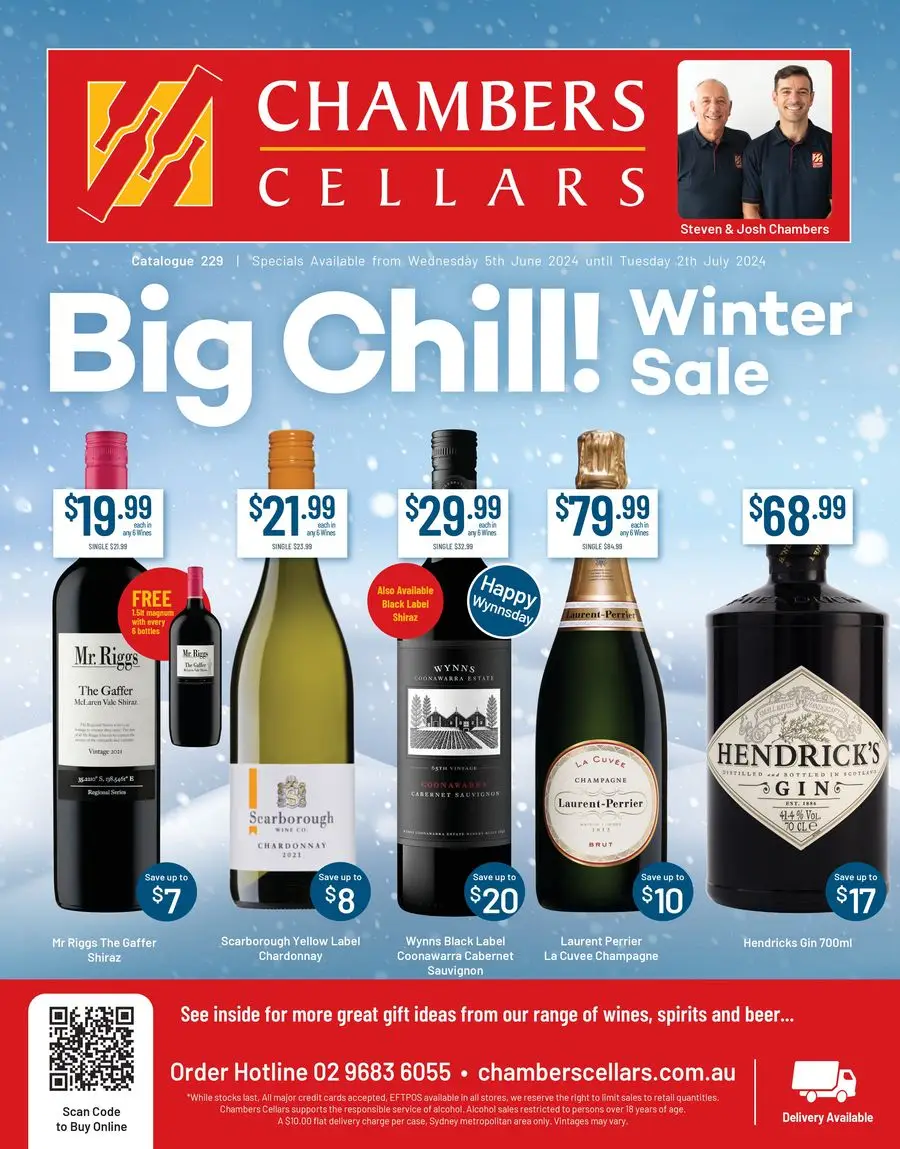 Chambers Cellars: Big Chill! Winter Sale 04.06.2024/01.07.2024 ...