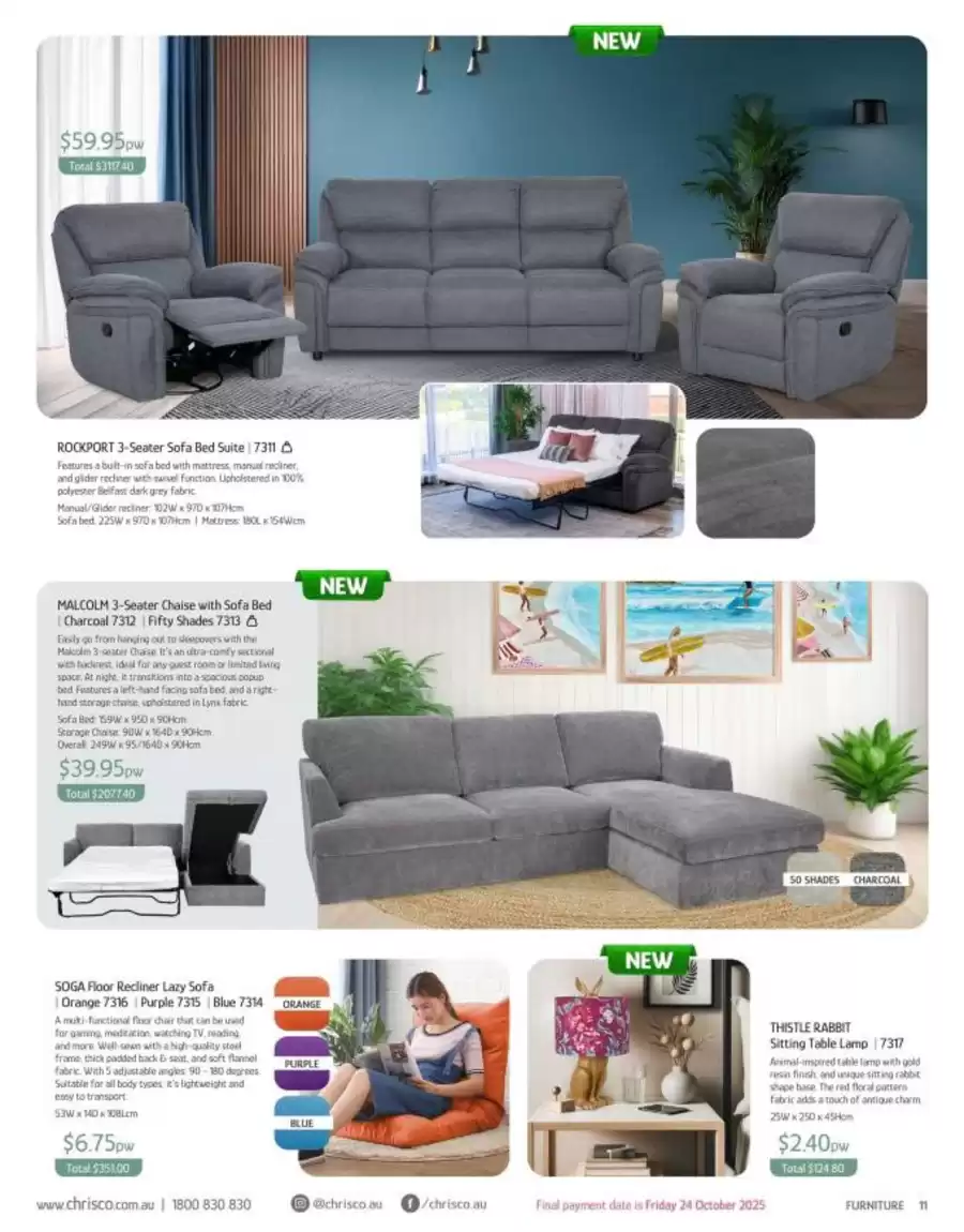 Chrisco: Home & Living 2025 01.10.2024/30.12.2025 | Catalogium Australia