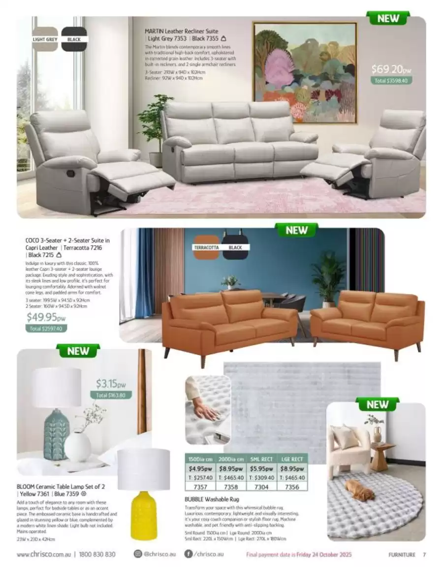 Chrisco: Home & Living 2025 01.10.2024/30.12.2025 | Catalogium Australia