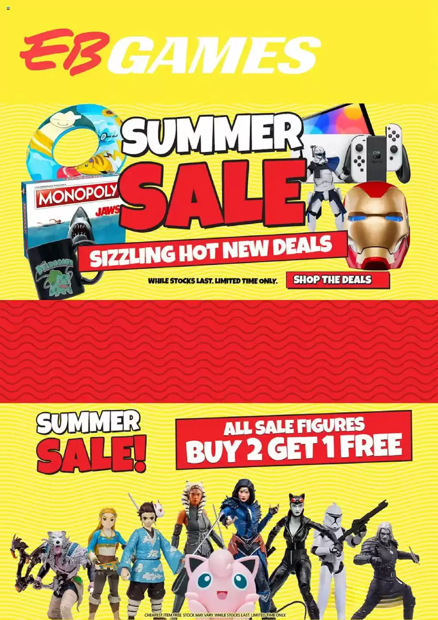 EB Games: Summer Sale 16.01.2025/14.02.2025 | Catalogium Australia