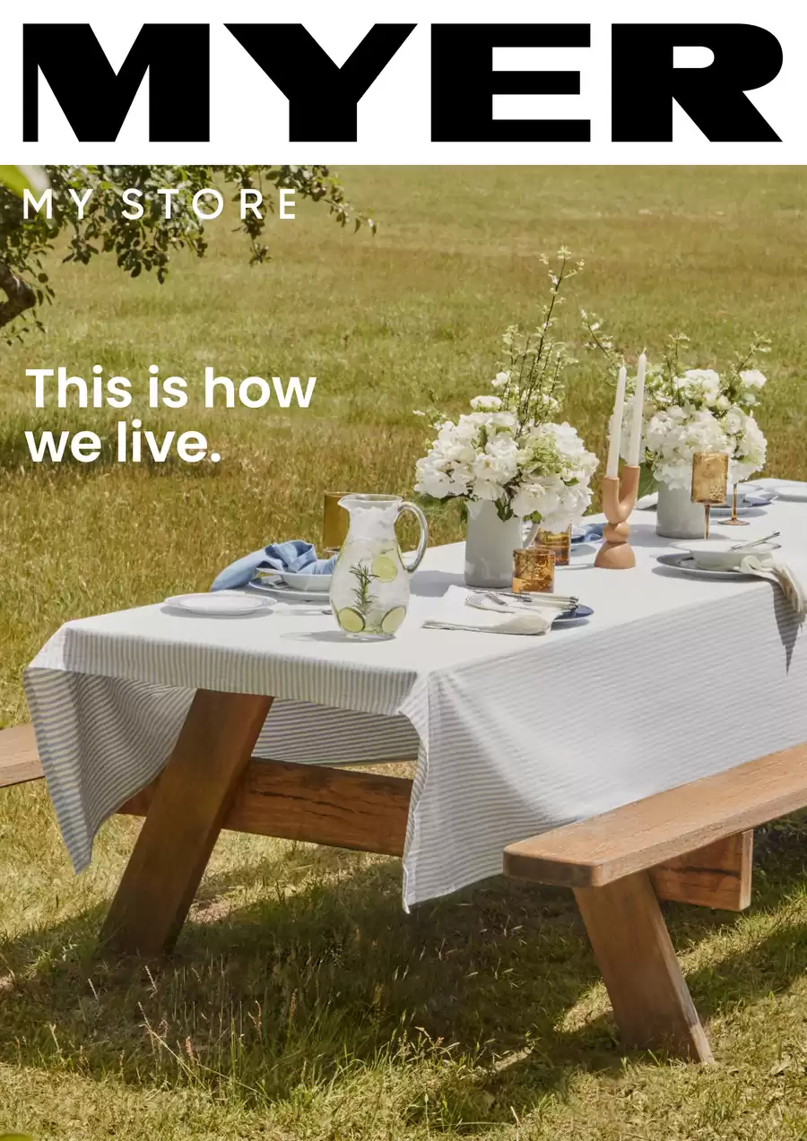Myer: Myer Home Positional #1 06.02.2025/22.02.2025 | Catalogium Australia
