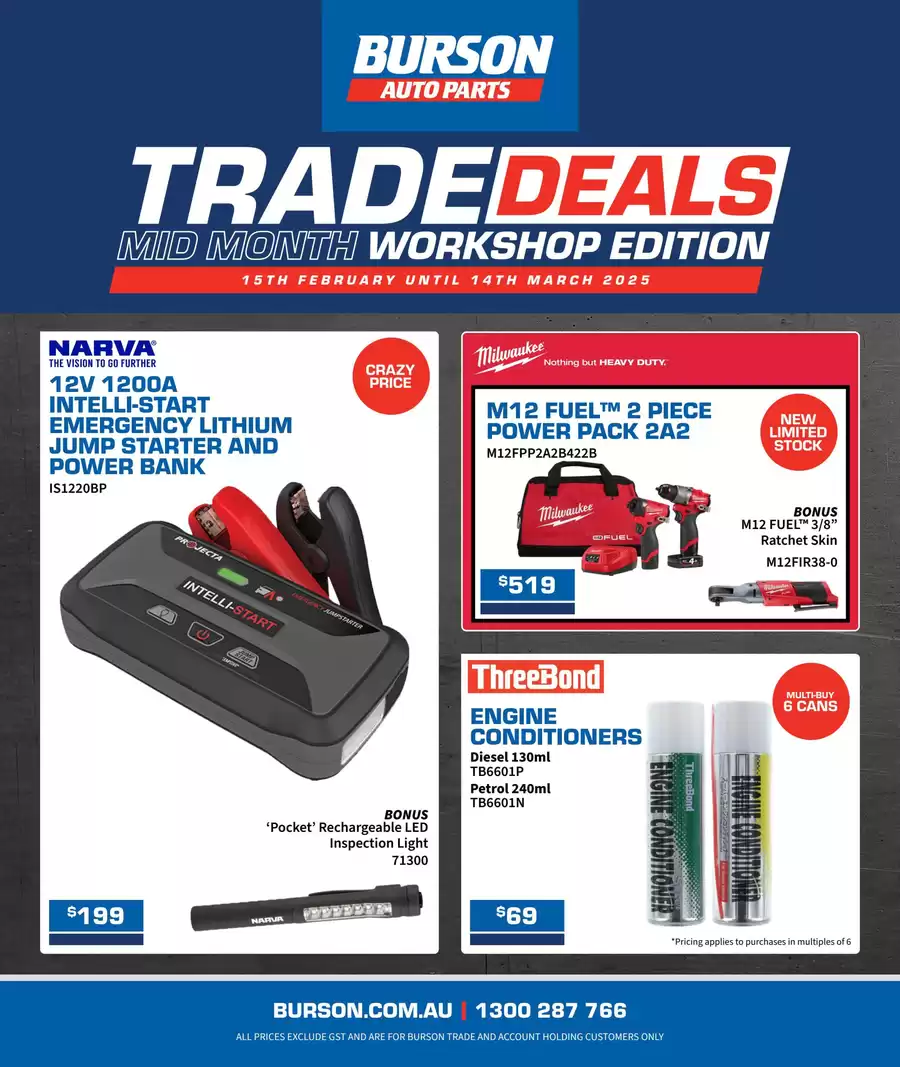 Burson Auto Parts Australia — Product catalog, promotions and discounts ...