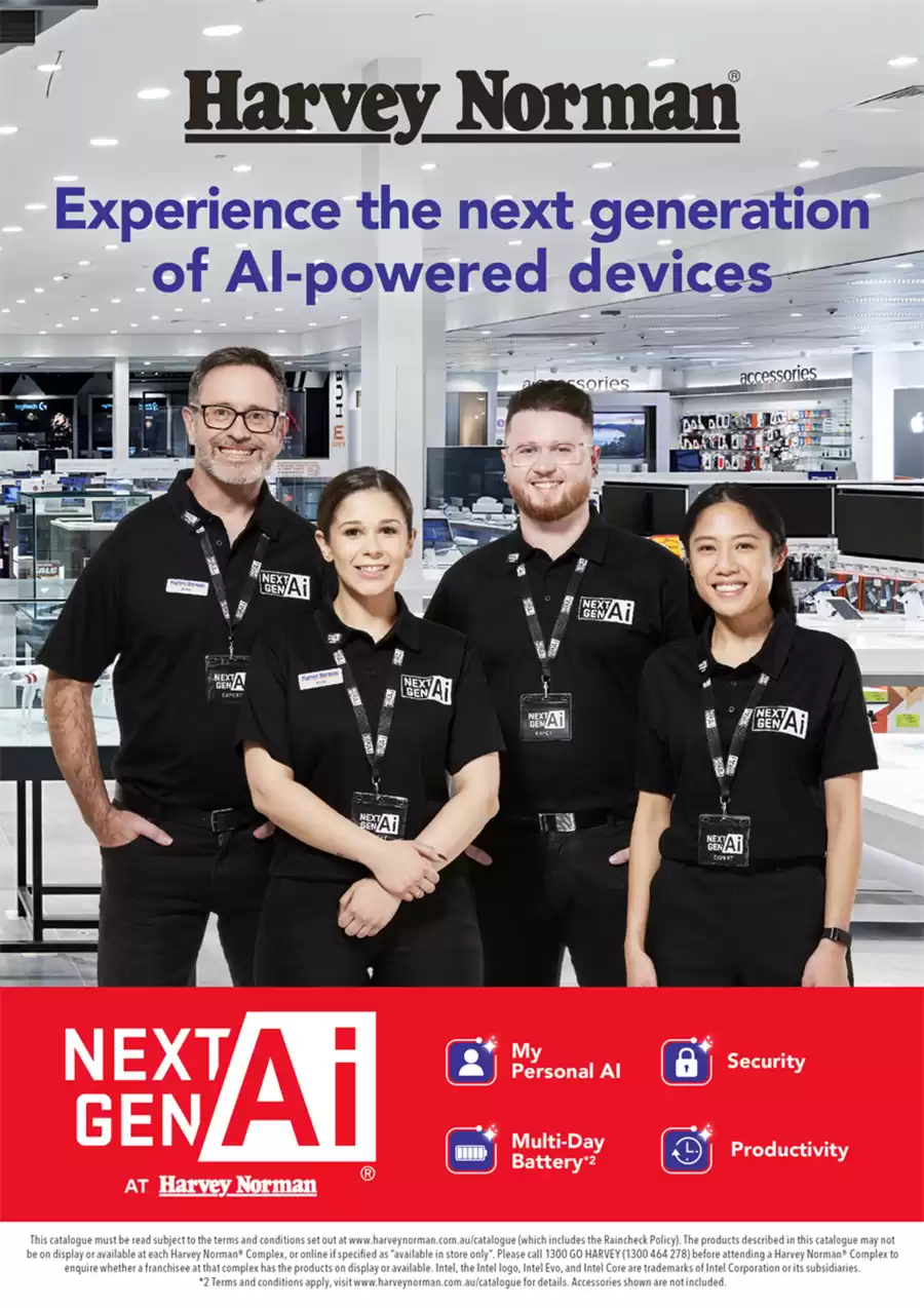 Harvey Norman: Next Gen Ai 18.02.2025/29.06.2025 | Catalogium Australia