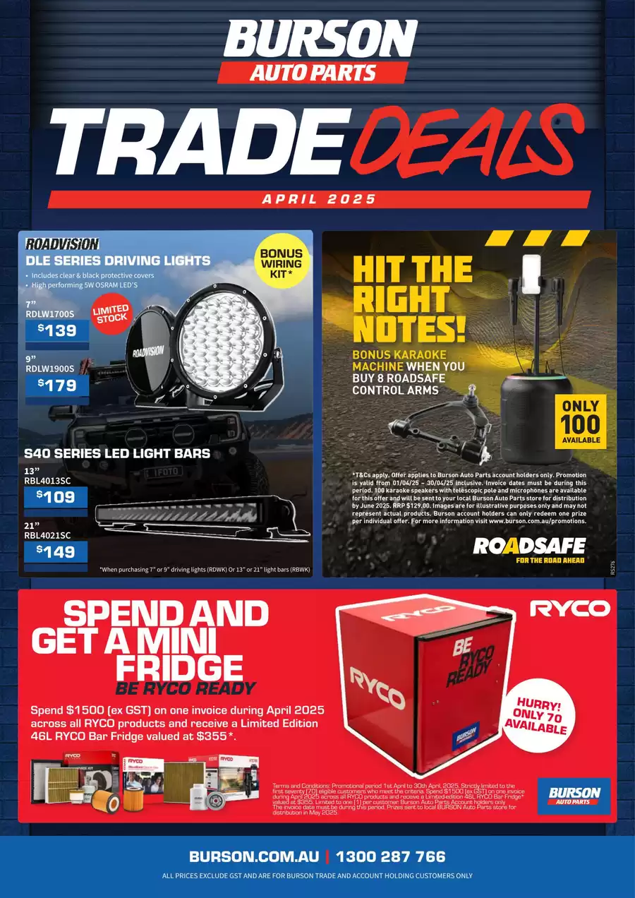 Burson Auto Parts Australia — Product catalog, promotions and discounts ...