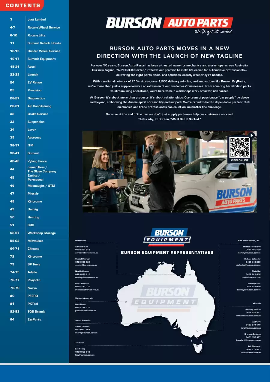 Burson Auto Parts: Tools And Equipment 31.03.2025/29.06.2025 ...