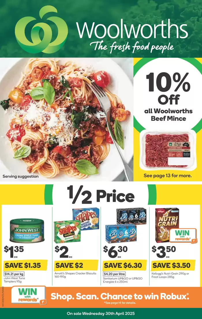 Woolworths Australia — Product catalog, promotions and discounts ...