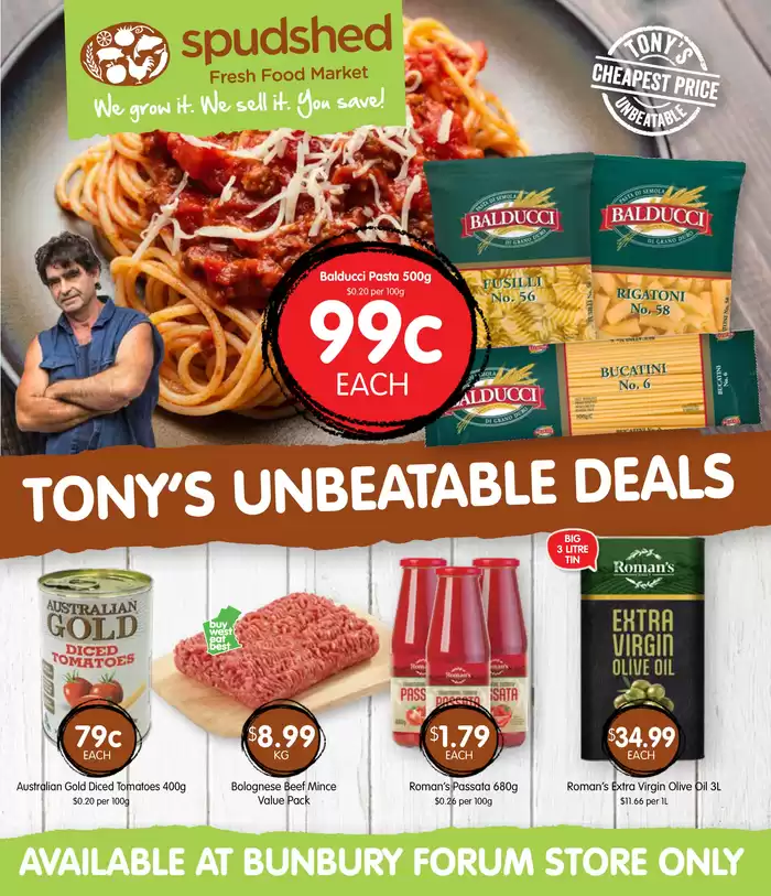 Spudshed Australia — Product catalog, promotions and discounts ...