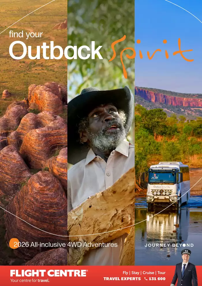 Flight Centre: Journey Beyond - Outback Spirit 2026 01.01.2026/31.12. ...