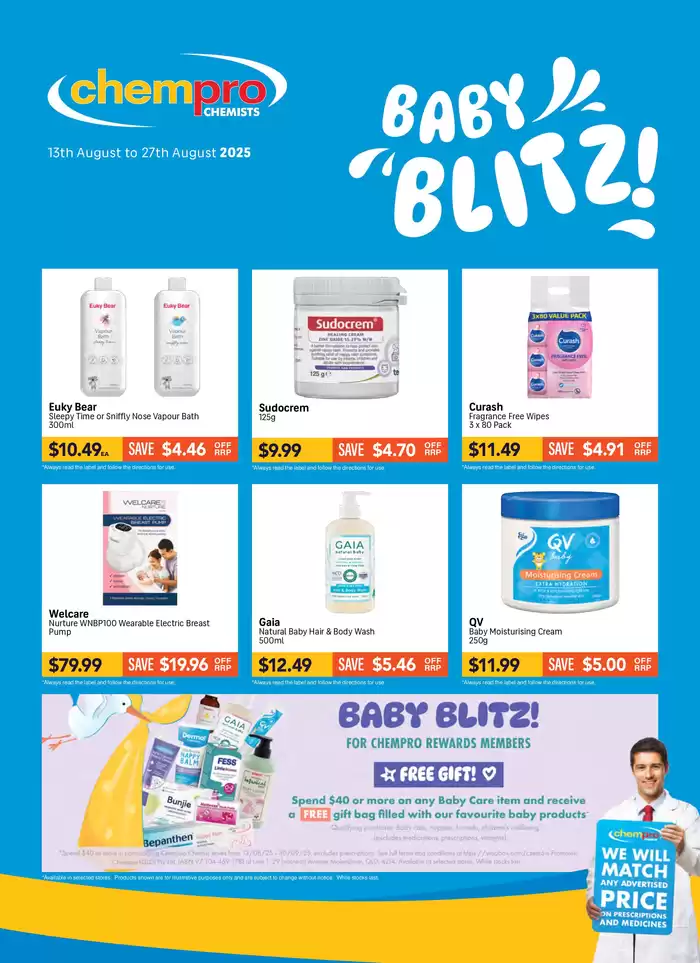 Chempro: Baby Blitz! 13.08.2025/27.08.2025 | Catalogium Australia