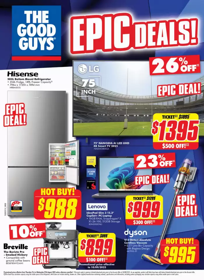 The Good Guys Australia — Product catalog, promotions and discounts ...