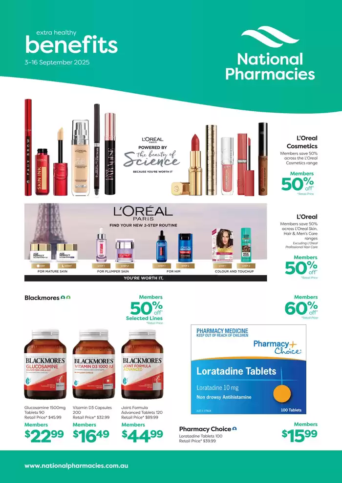 National Pharmacies: Extra Health Benefits September 08.09.2025/16.09. ...