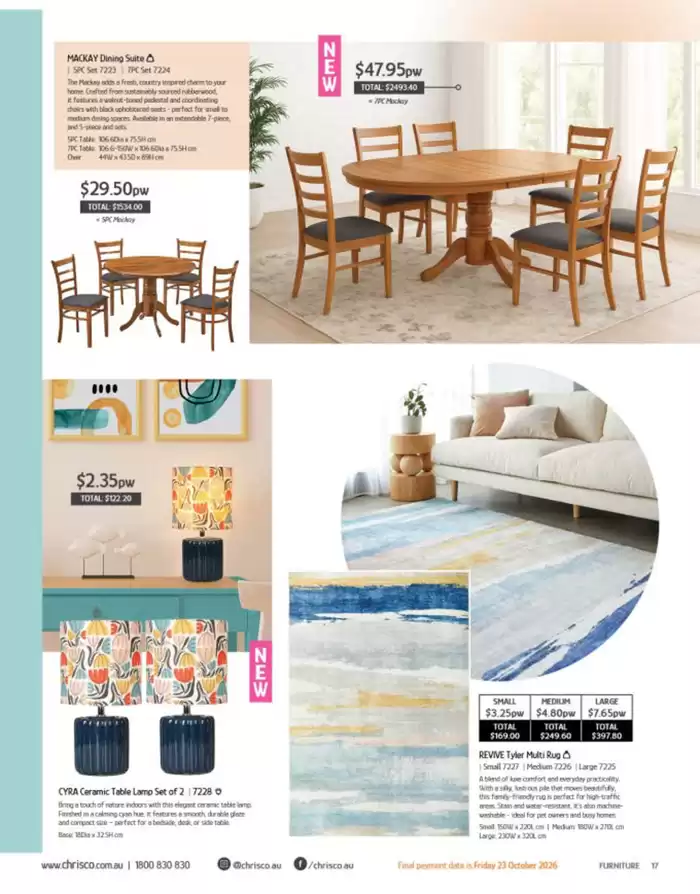 Chrisco: Home & Living 2026 19.09.2025/31.12.2026 | Catalogium Australia