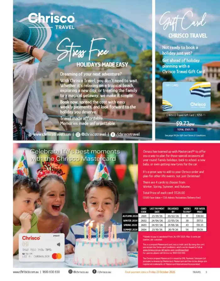 Chrisco: Home & Living 2026 19.09.2025/31.12.2026 | Catalogium Australia