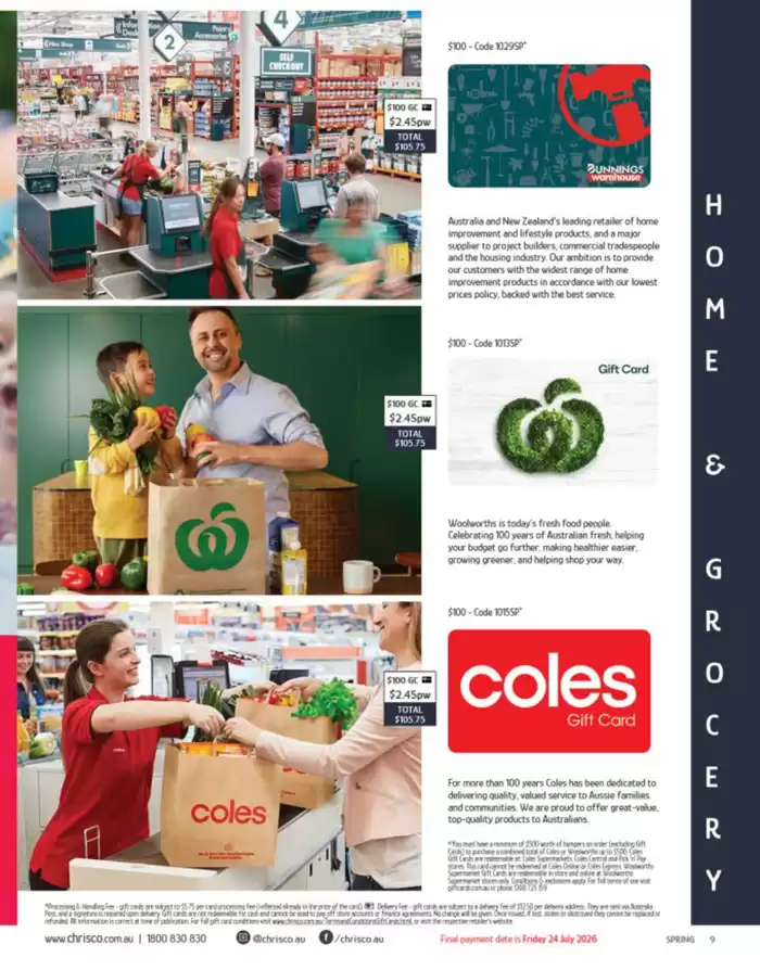 Chrisco: Spring Quarterly 2026 03.11.2025/30.11.2026 | Catalogium Australia