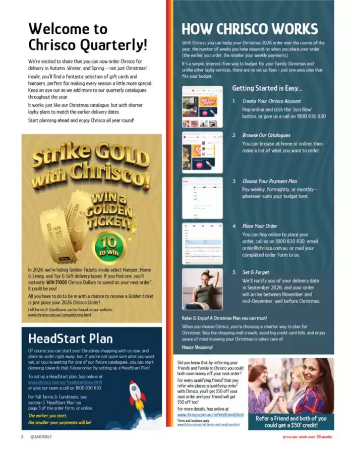 Chrisco: Winter Quarterly 2026 03.11.2025/31.08.2026 | Catalogium Australia