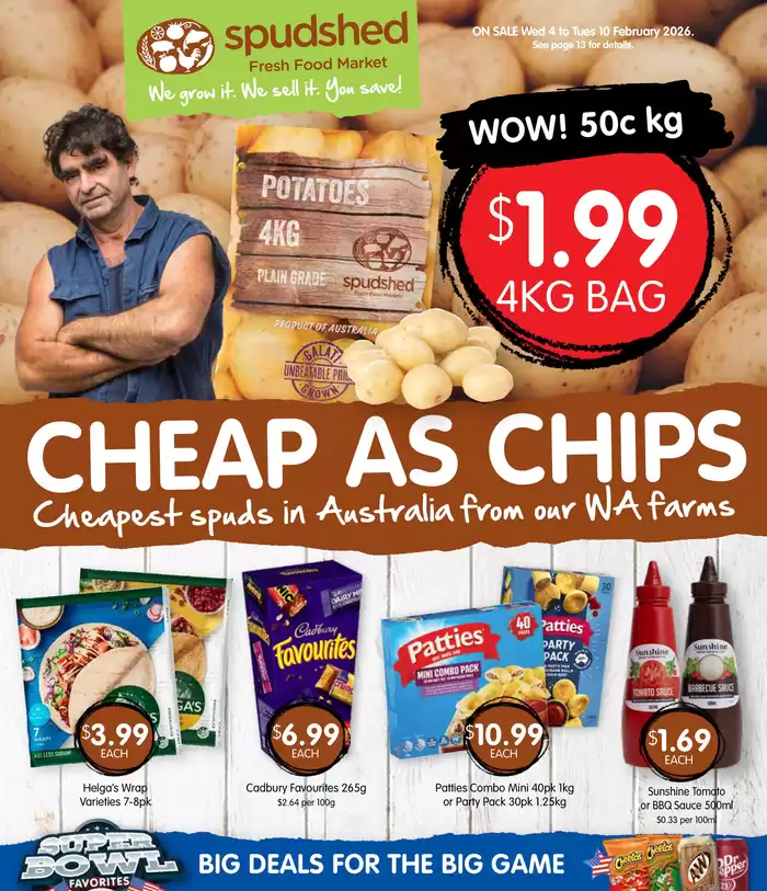 Spudshed Australia — Product catalog, promotions and discounts ...