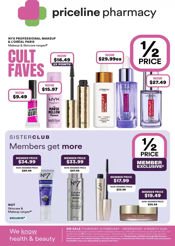 Priceline Australia — Product catalog, promotions and discounts ...