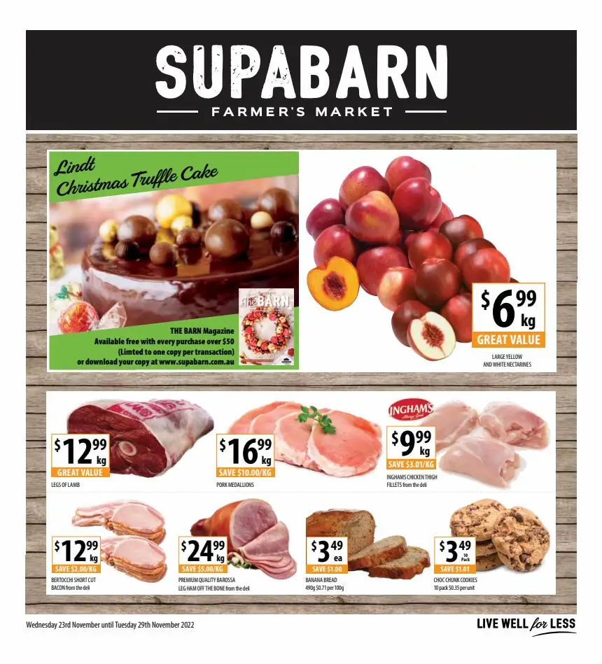 Supabarn: Supabarn catalogue 21.11.2022/24.11.2022 | Catalogium Australia
