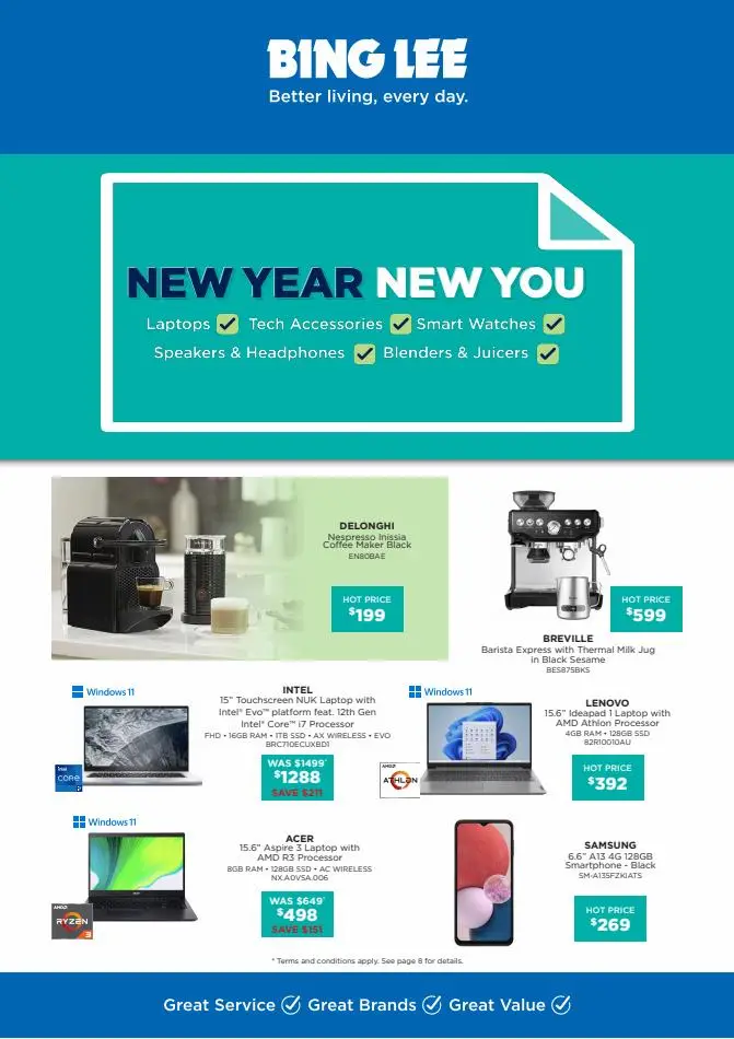 Bing Lee Australia — Product catalog, promotions and discounts ...