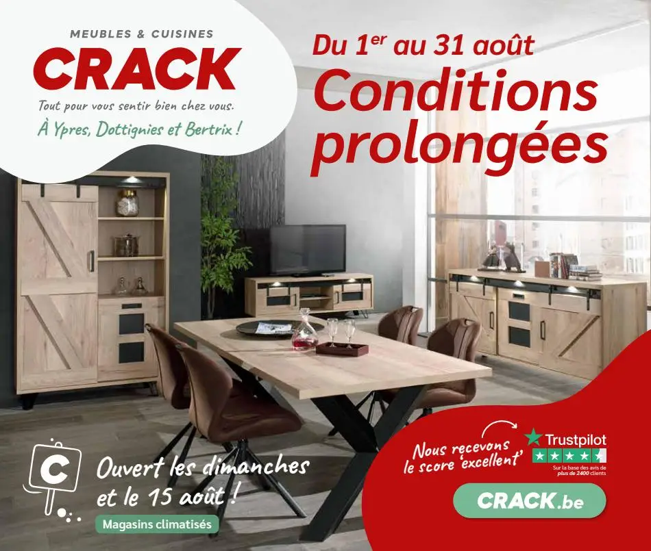 Meubles Crack Belgique