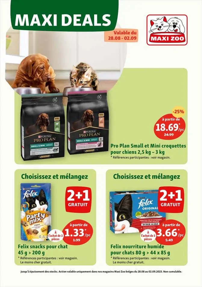 Maxi Zoo Belgique - Catalogue de produits, promotions et remises ...