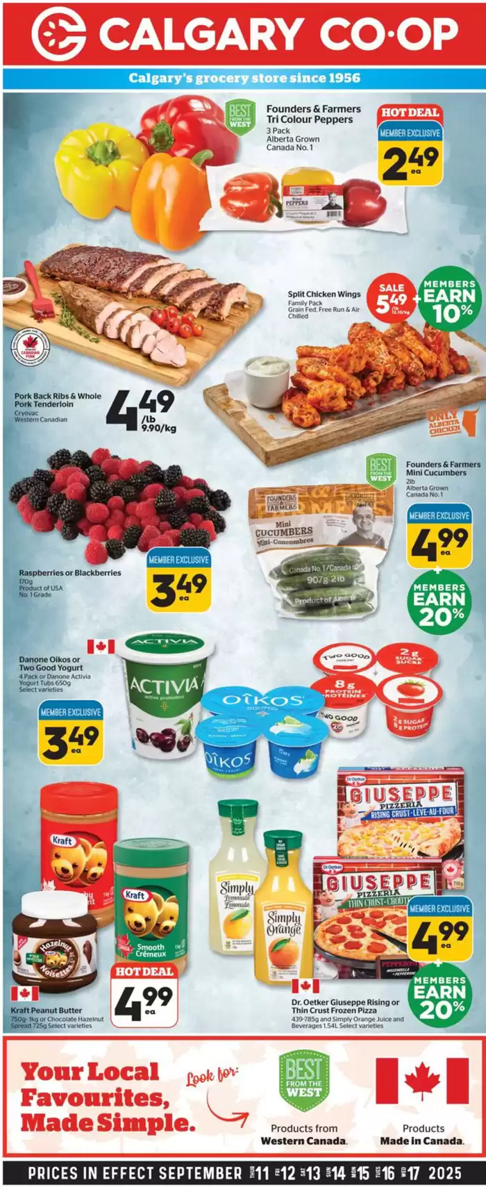 Calgary Co-op: Weekly flyer 11.09.2025/17.09.2025 | Catalogium Canada