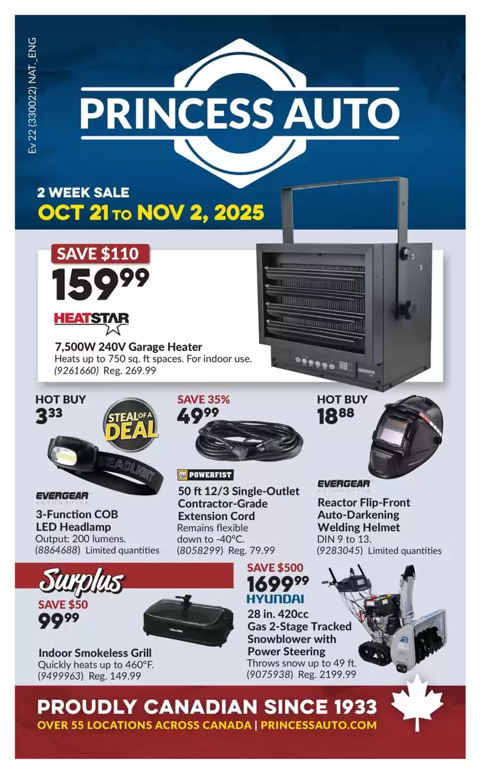 Princess Auto Canada — Product catalog, promotions and discounts ...