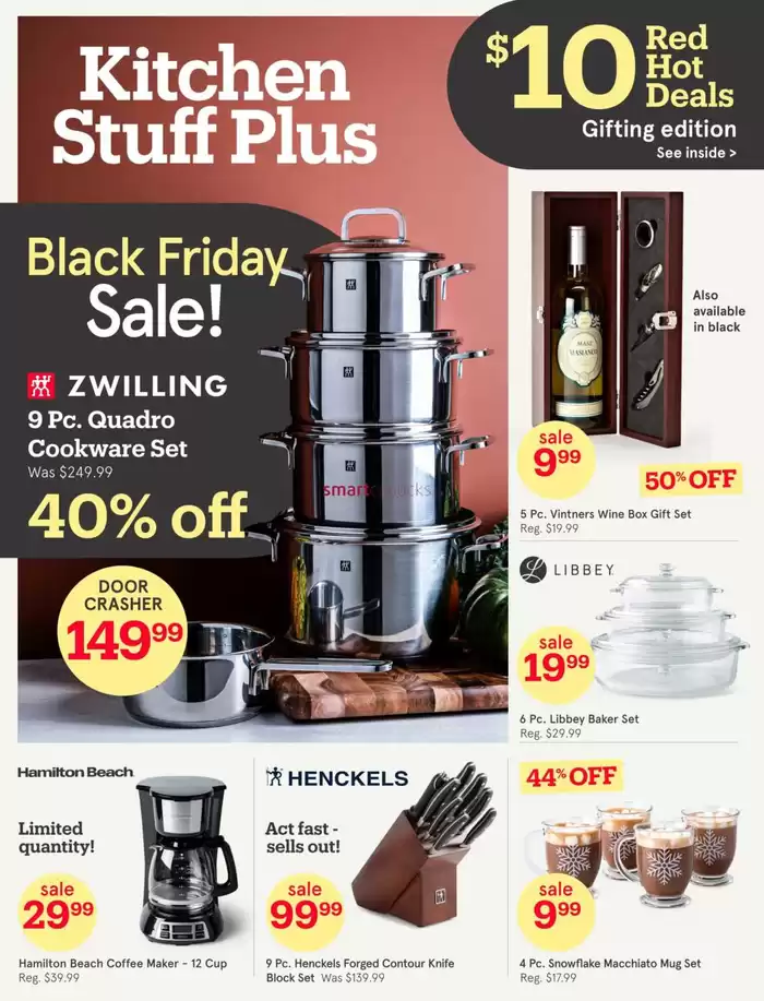 Kitchen Stuff Plus: Kitchen Stuff Plus weeky flyer 27.11.2025/07.12.2025 | Catalogium Canada