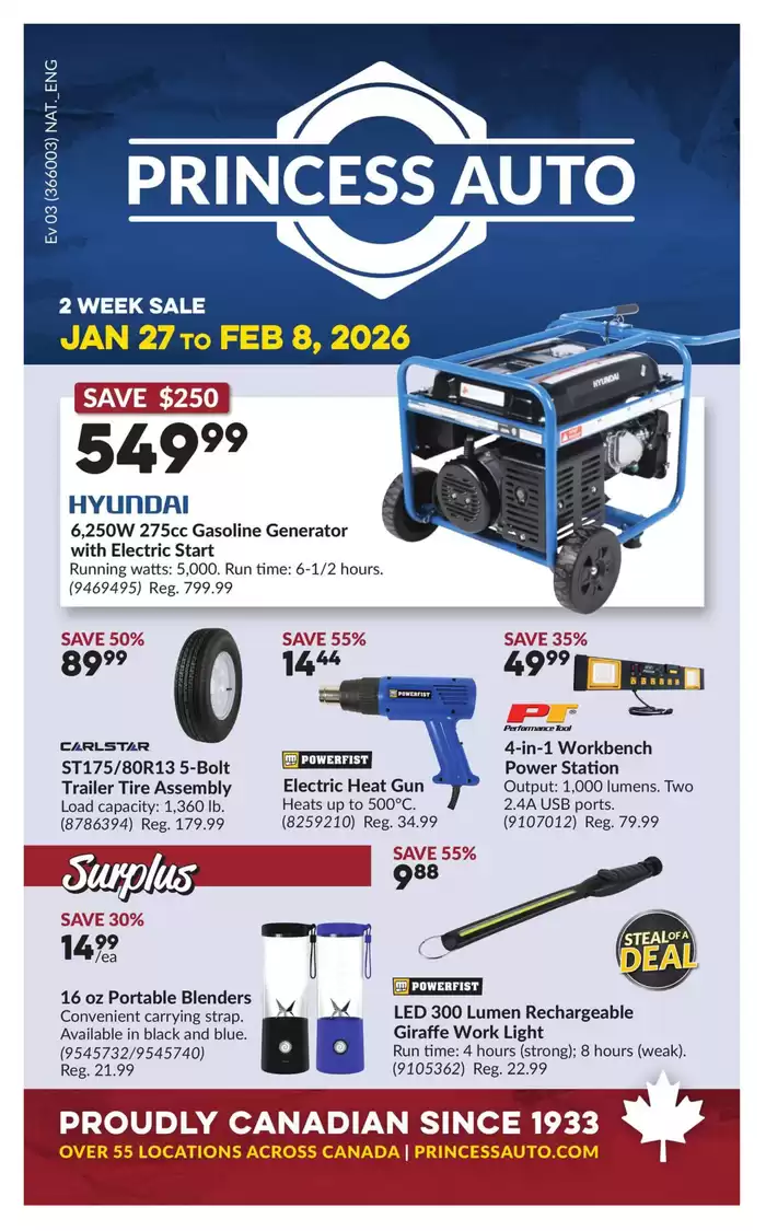 Princess Auto Canada — Product catalog, promotions and discounts ...