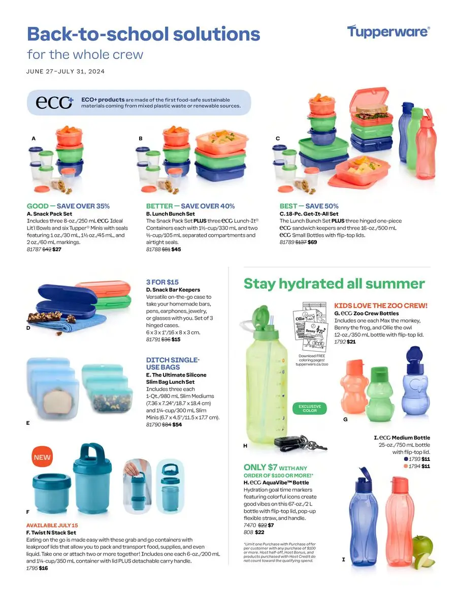 Tupperware Canada — Product catalog, promotions and discounts ...