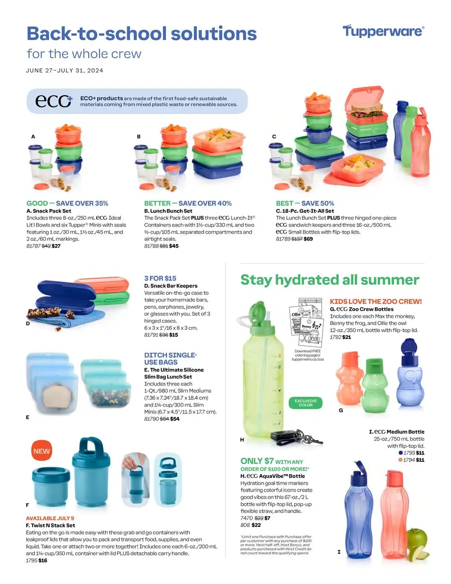 Tupperware Canada — Product catalog, promotions and discounts ...