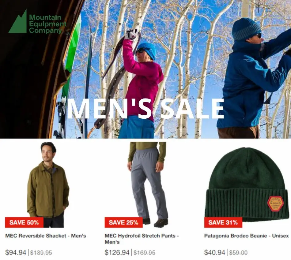 MEC Canada — Product catalog, promotions and discounts | Catalogium Canada