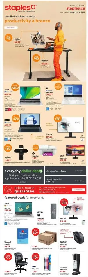 Staples Canada — Product catalog, promotions and discounts | Catalogium ...