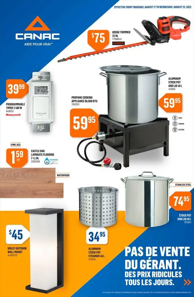 Canac Canada — Product catalog, promotions and discounts | Catalogium ...