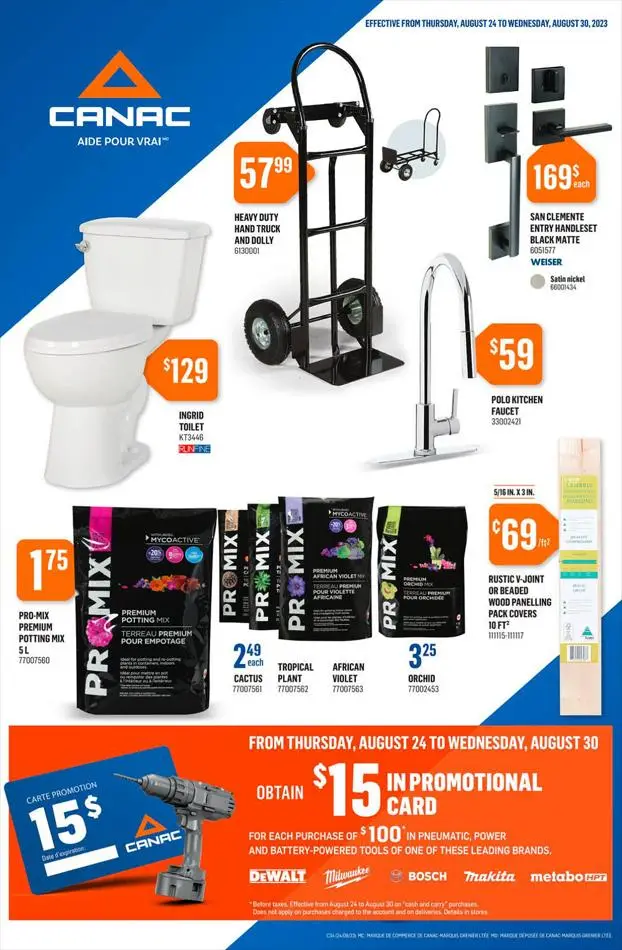 Canac Canada — Product catalog, promotions and discounts | Catalogium ...