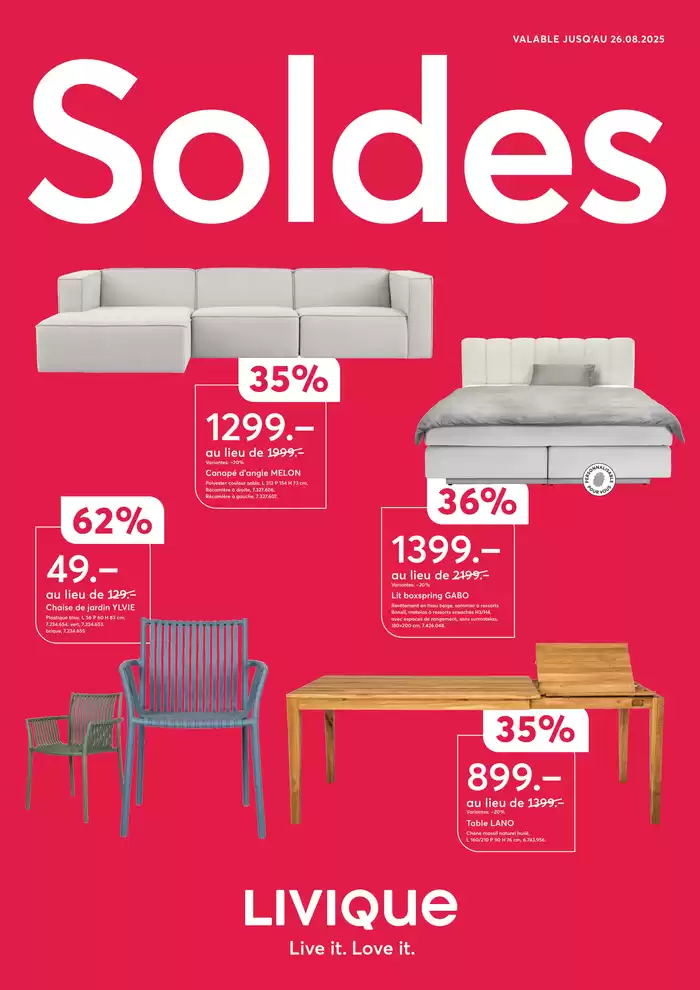 Livique Schweiz - Produktkatalog, Werbeaktionen und Rabatte ...
