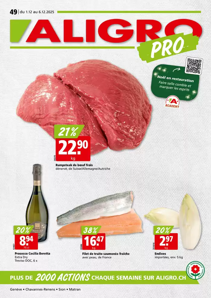 Aligro Schweiz - Produktkatalog, Werbeaktionen und Rabatte | Catalogium ...