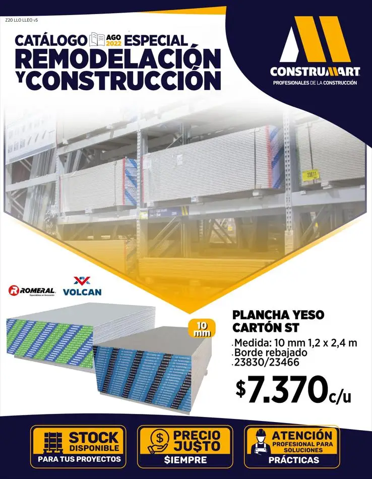 Construmart: Catálogo Construmart 01.08.2022/28.08.2022 | Catalogium Chile