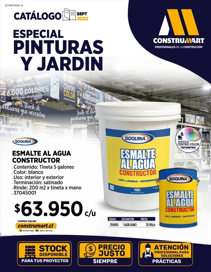 Construmart: Catálogo Construmart 14.09.2022/17.09.2022 | Catalogium Chile