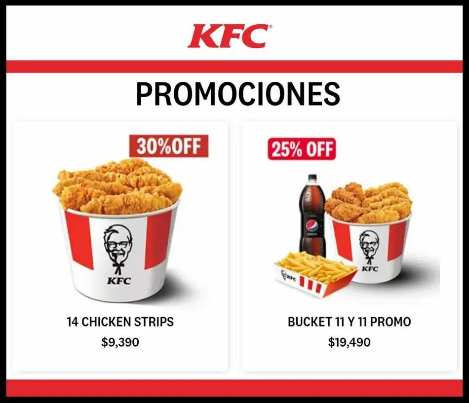 KFC Chile - Catálogo de productos, promociones y descuentos ...