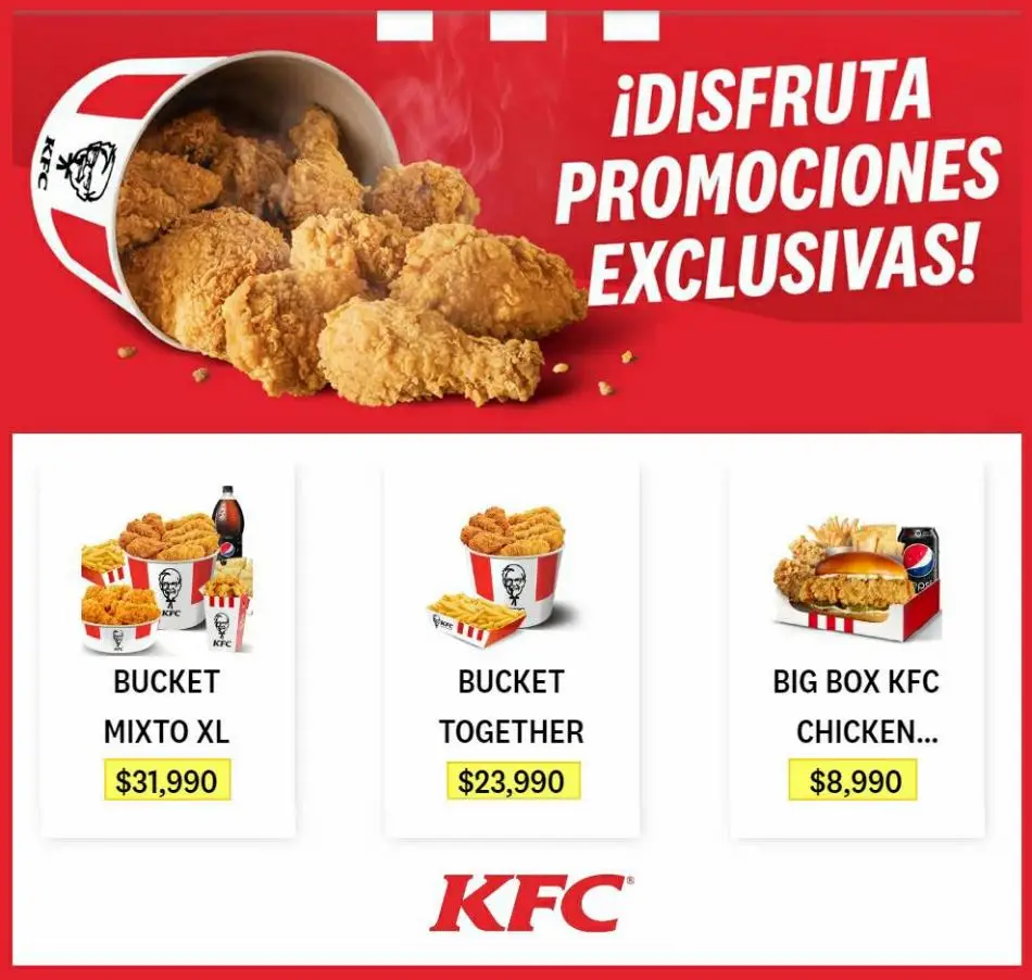 KFC Chile - Catálogo de productos, promociones y descuentos ...
