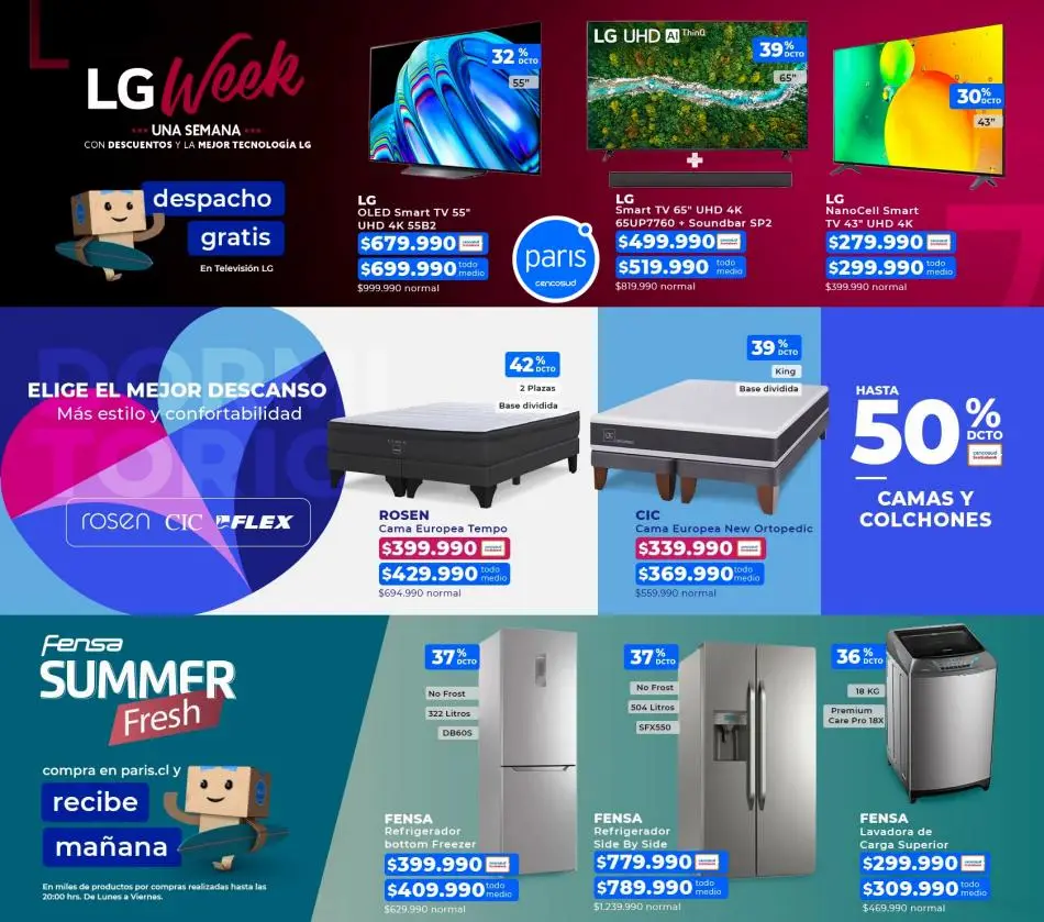 Paris Chile - Catálogo de productos, promociones y descuentos ...