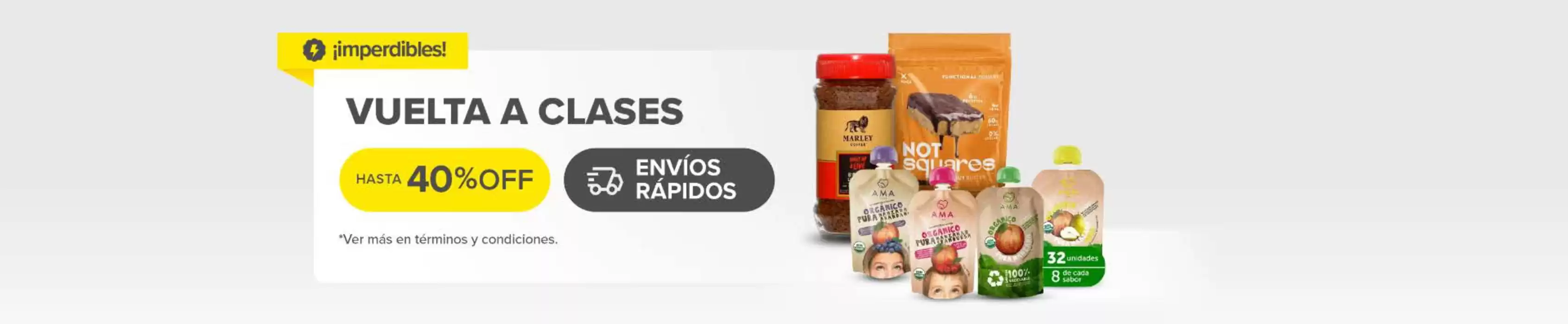 Mercado Libre: Vuelta a clases! Hasta 40% Off. 17.02.2025/03.03.2025 | Catalogium Chile