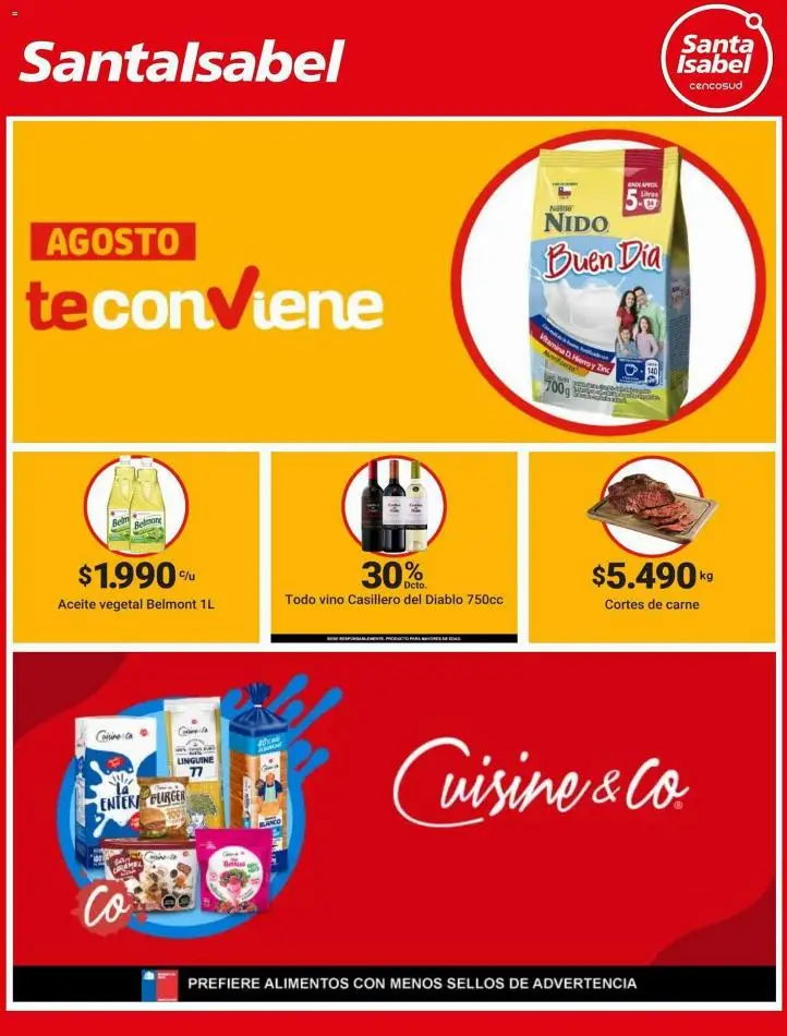 Santa Isabel Chile - Catálogo de productos, promociones y descuentos | Catalogium Chile